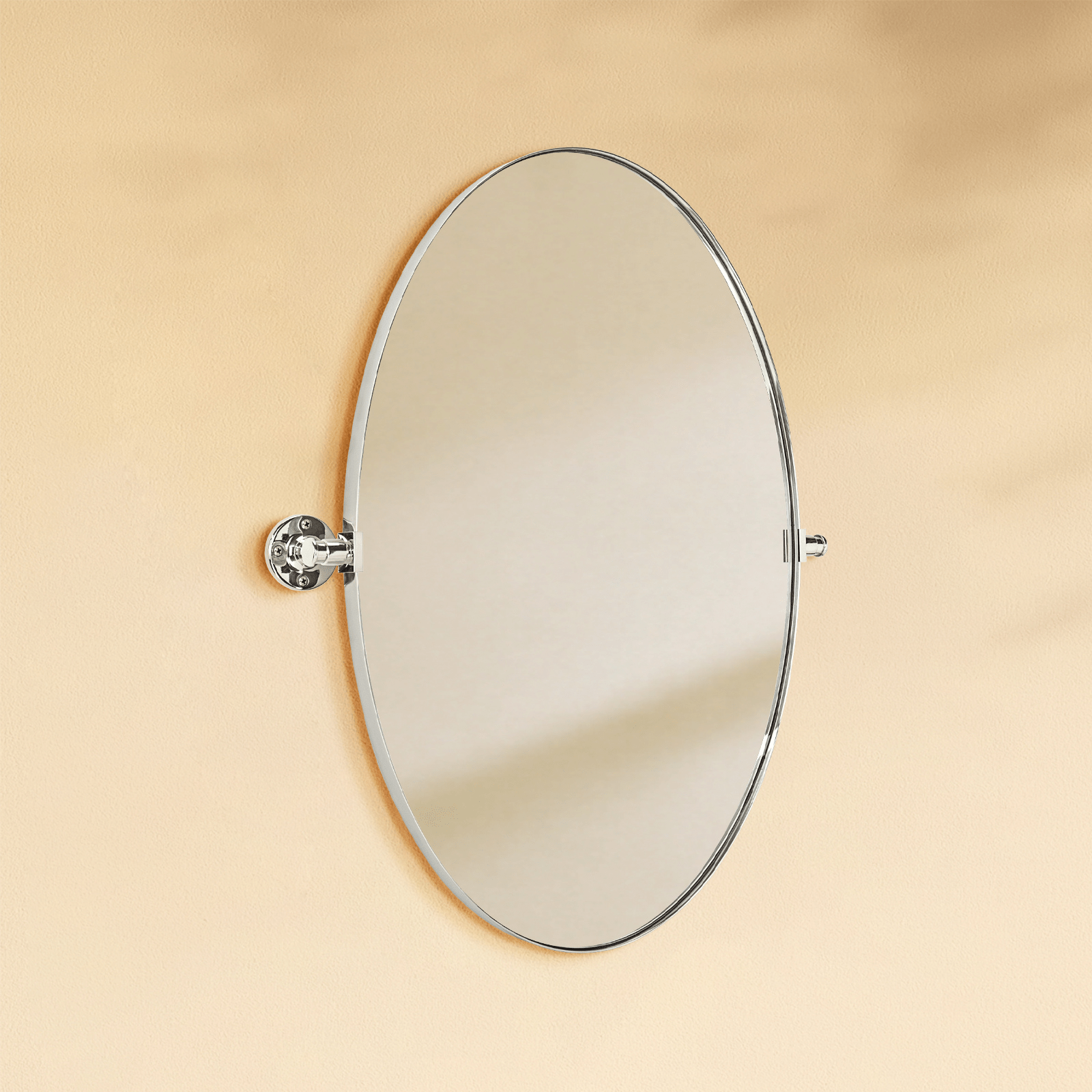 Best Modern Oval Metal Bathroom Pivot Mirrors – TEHOME
