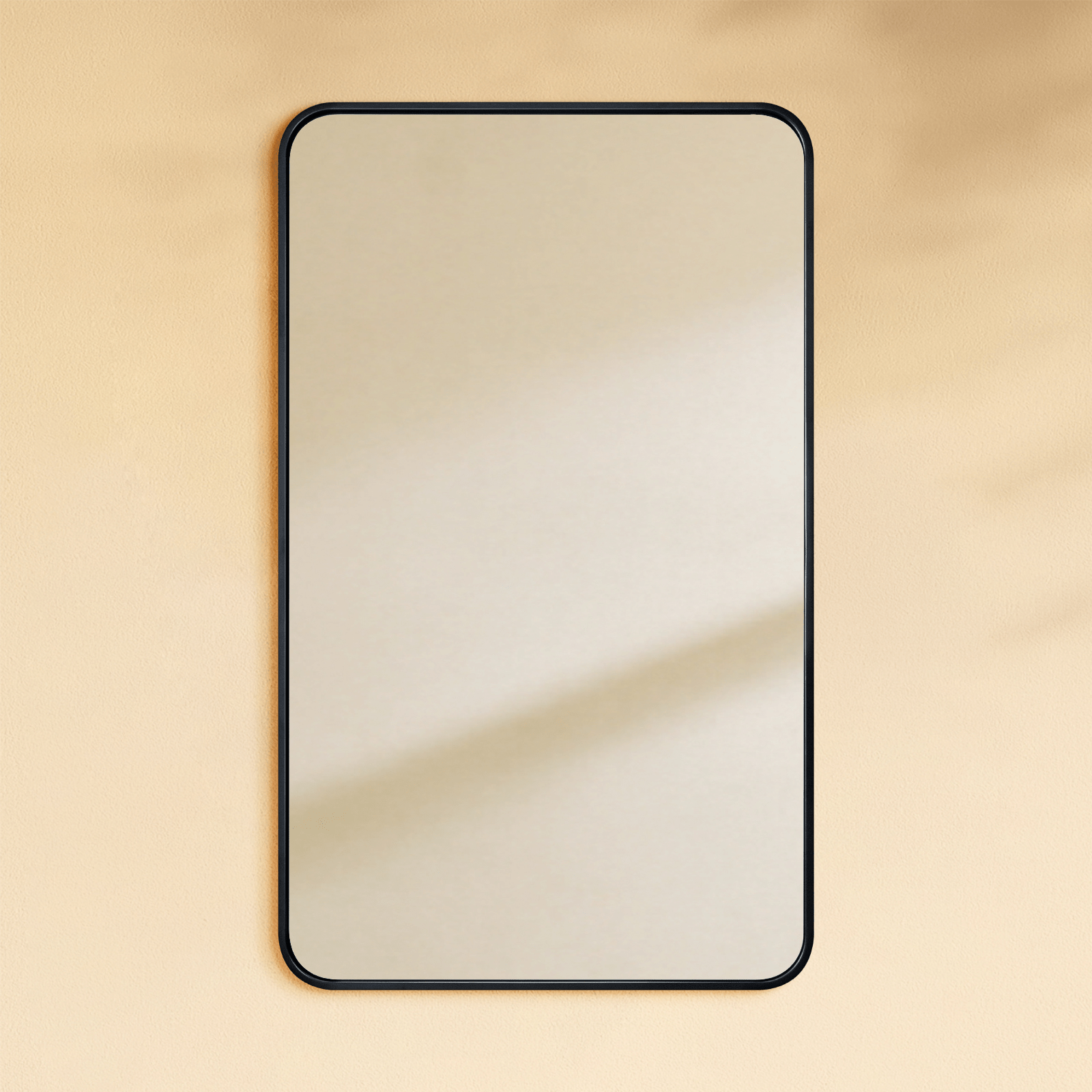 Best Modern Rectangle Metal Large Wall Mirrors with Rounded Corners ...