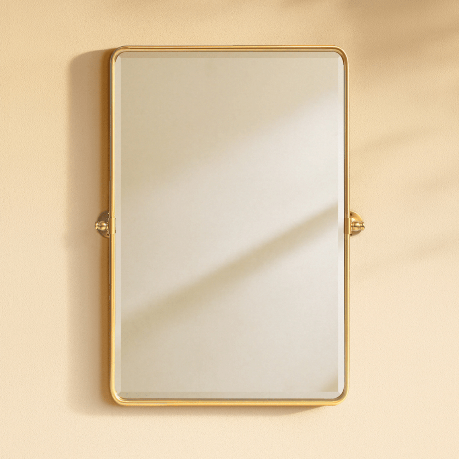 Best Farmhouse Rectangle Metal Bathroom Pivot Mirrors – TEHOME